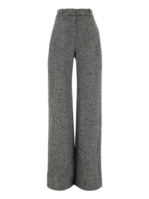 Ermanno Scervino Wool Palazzo Pants - Black