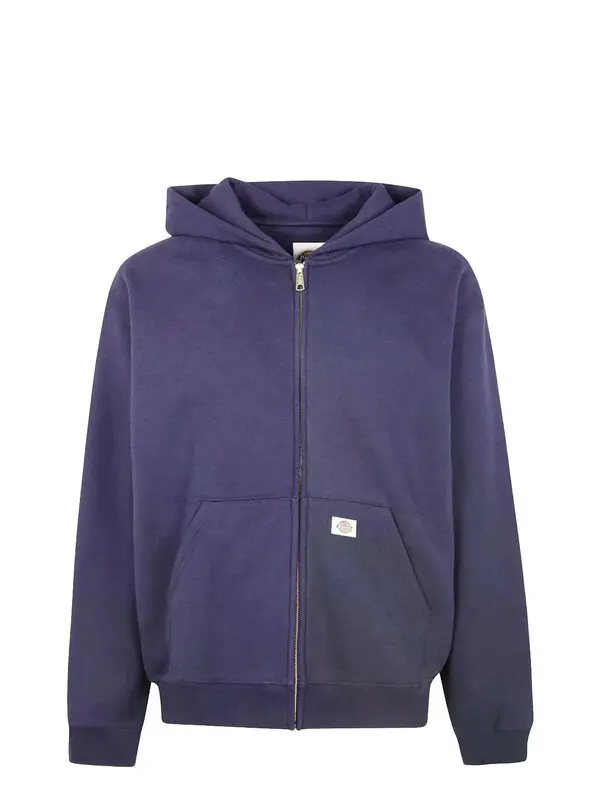 Dickies Zip-up Cotton Hoodie - Blue