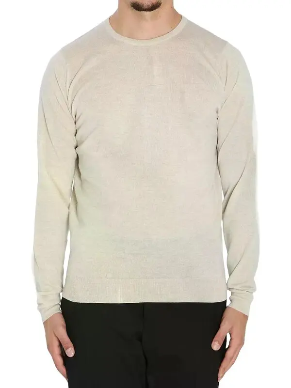 John Smedley Lundy Crew-neck Sweater - Neutrals