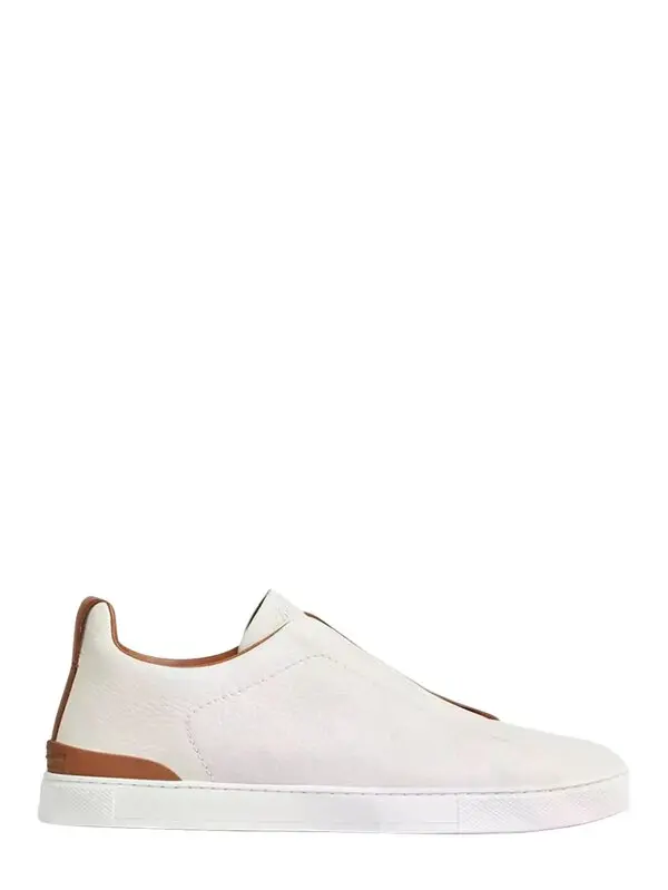 Zegna Leather Sneakers - White