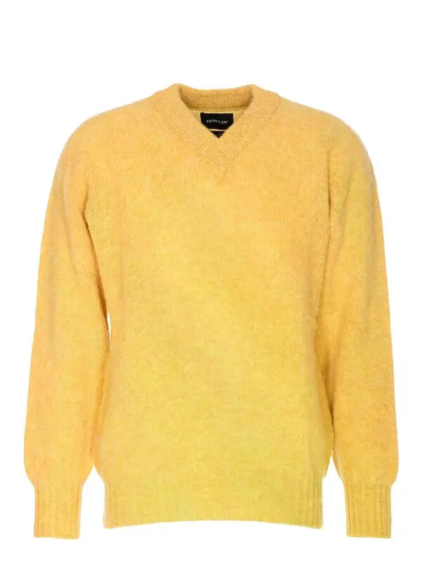 Howlin' Future Memories V-neck Sweater - Yellow