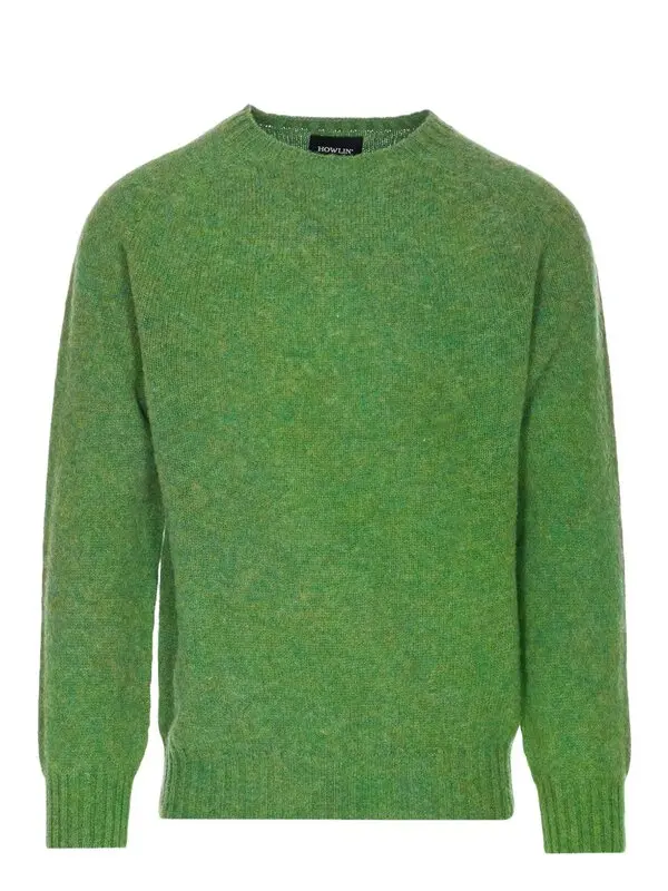 Howlin' Crew-neck Wool Sweater - Green