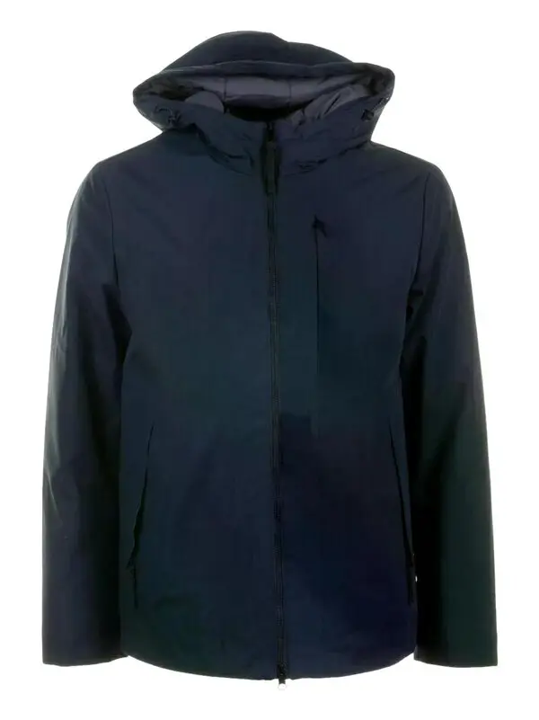 PEOPLE OF SHIBUYA Shikoku Hooded Zip Jacket - Blue