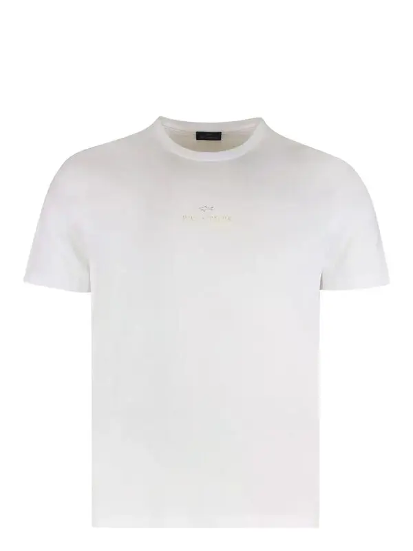 Paul & Shark Logo Cotton T-shirt - White