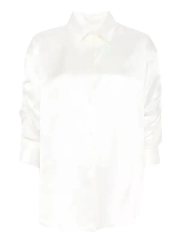 MEDEEA Silk Shirt - White
