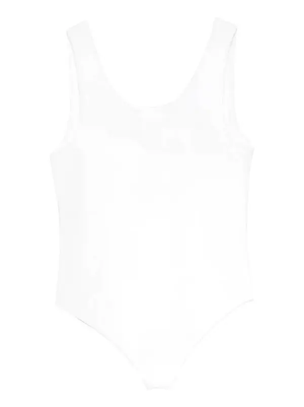 MEDEEA Square Neck Bodysuit - White