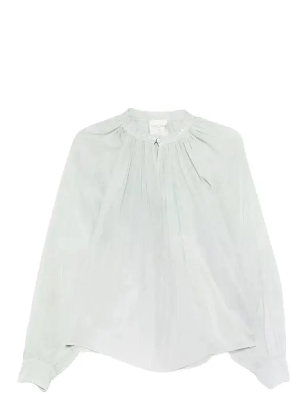 FORTE_FORTE Pleated Top - Blue