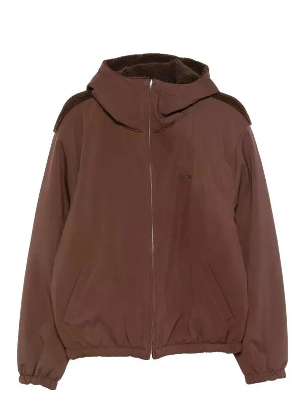 ARTE ANTWERP Logo-embroidered Jacket - Brown