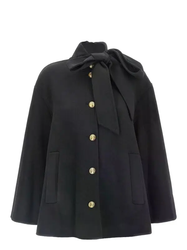Zimmermann Hypnotic Coat - Black
