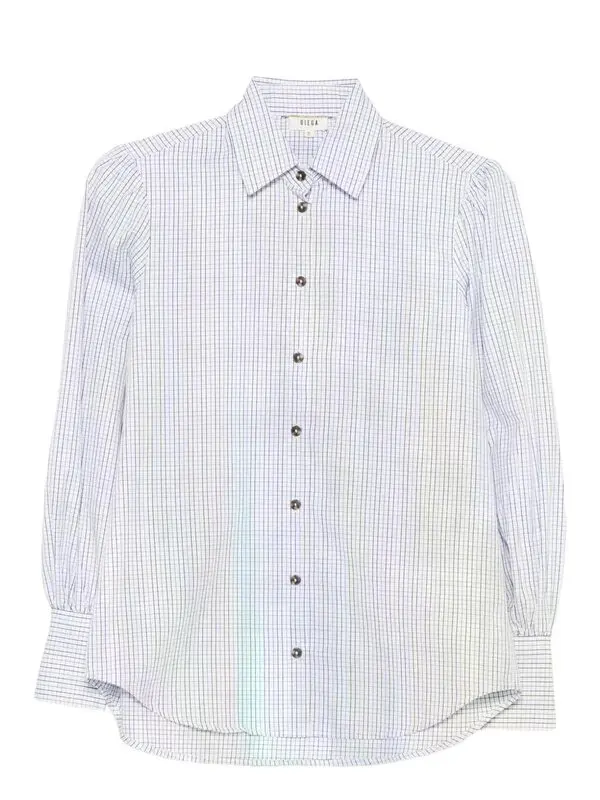 DIEGA Plaid Shirt - White