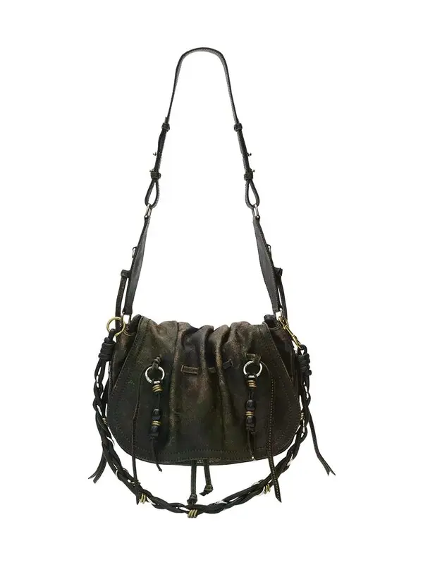 Isabel Marant Bolton Leather Shoulder Bag - Black