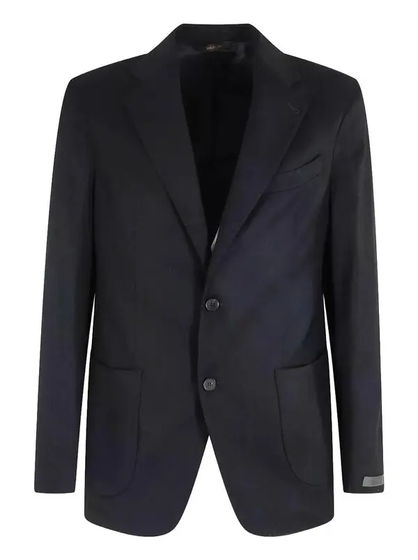 BRIGLIA 1949 Wool Single-breasted Jacket - Blue