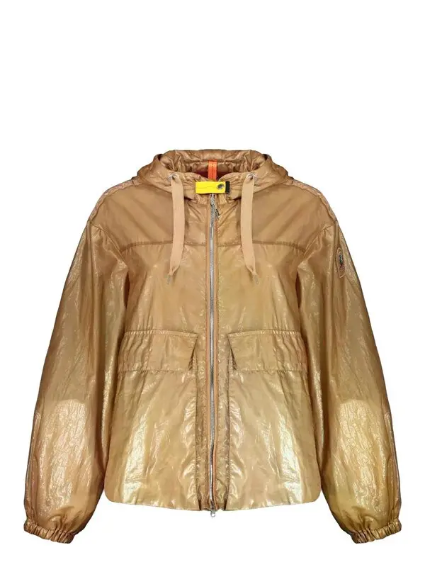 PARAJUMPERS Carmen Hooded Zip Jacket - Brown