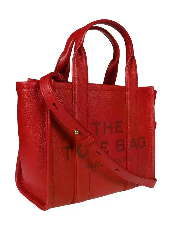 Marc Jacobs Leather Tote Bag - Red