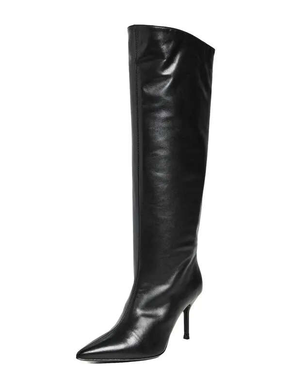 Staud Sebastian High Heel Boots - Black
