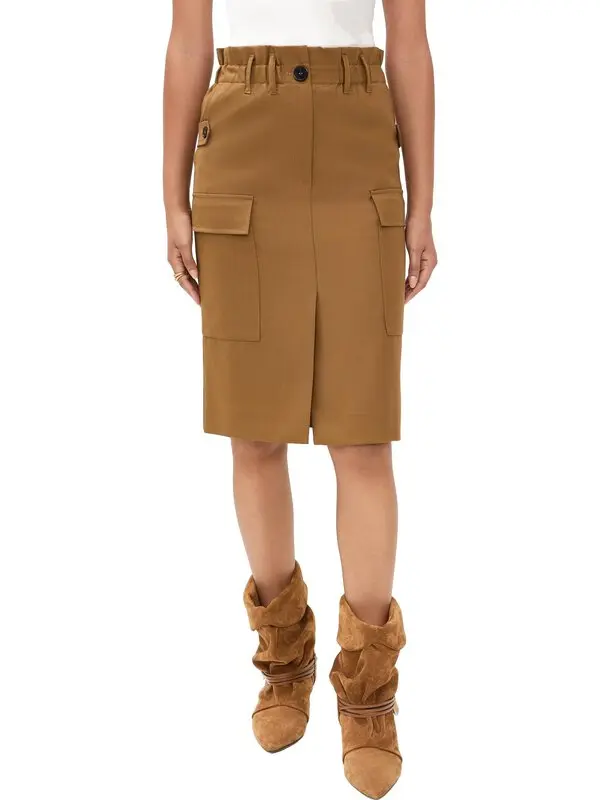 IRO PARIS Carrie Skirt - Camel Naturel