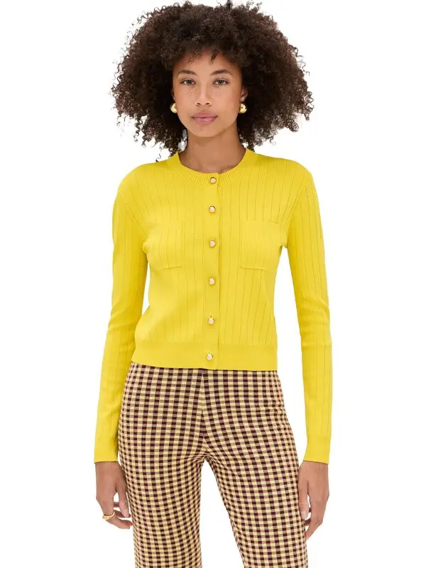 LE BOP Diana Cardigan - Citrine