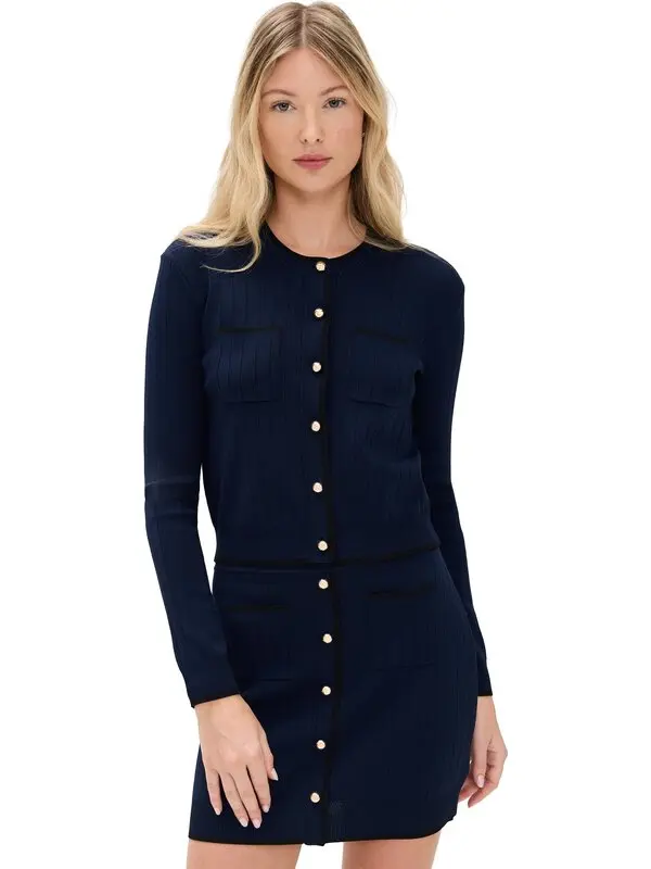 LE BOP Diana Cardigan - Navy