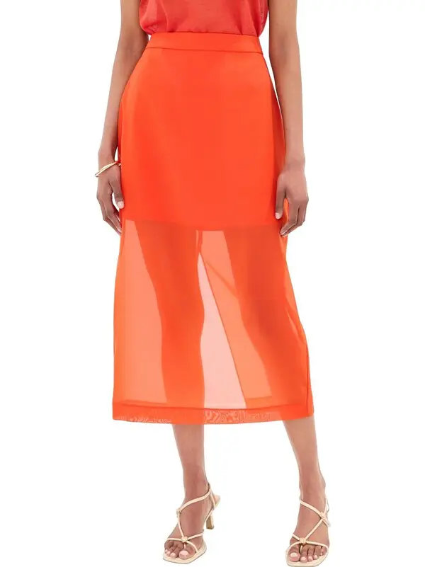 LE BOP Olivia Organza Skirt - Clam Bake