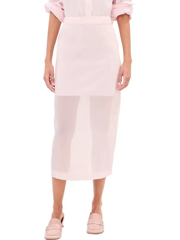 LE BOP Olivia Organza Skirt - Pink