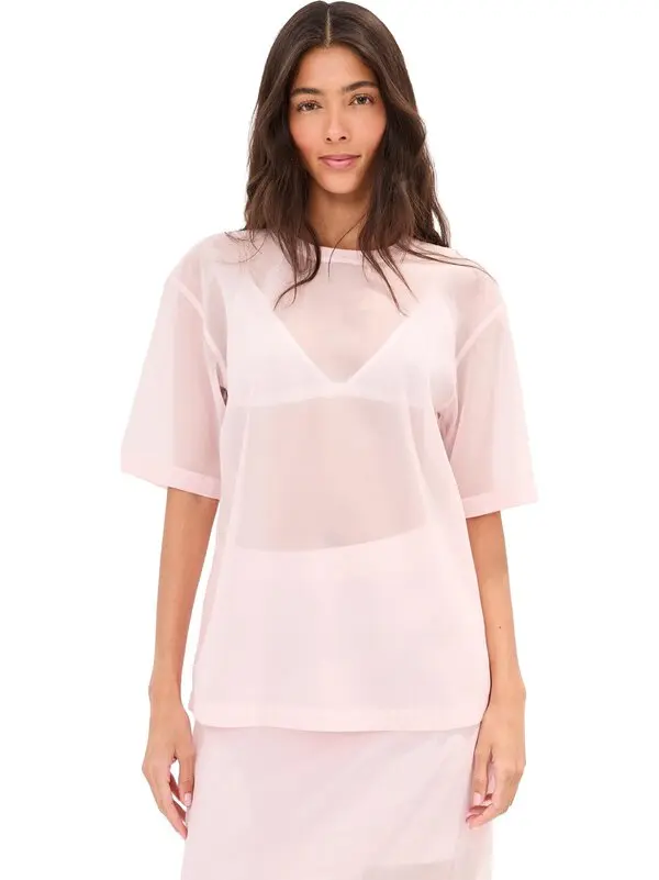 LE BOP Caroline Organza Tee - Pink