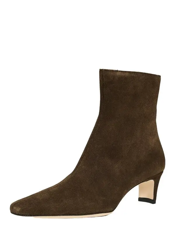 Staud Wally Ankle Boots - Truffle