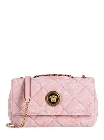 Versace Cross-body Bag In Polyamide Blend - Pink
