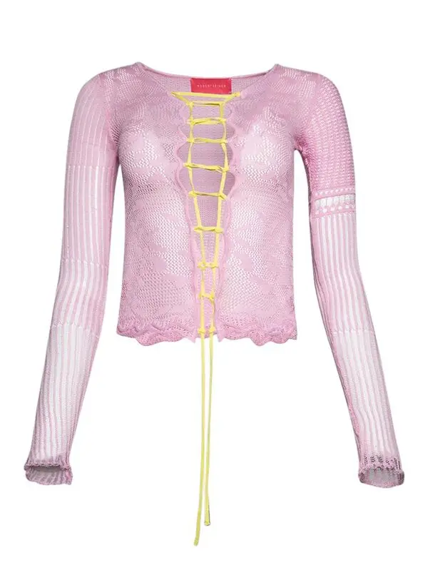 ROBERTA EINER Kat Long Sleeve Top - Yellow