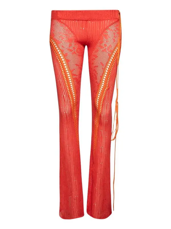 ROBERTA EINER Disco Trousers - Red
