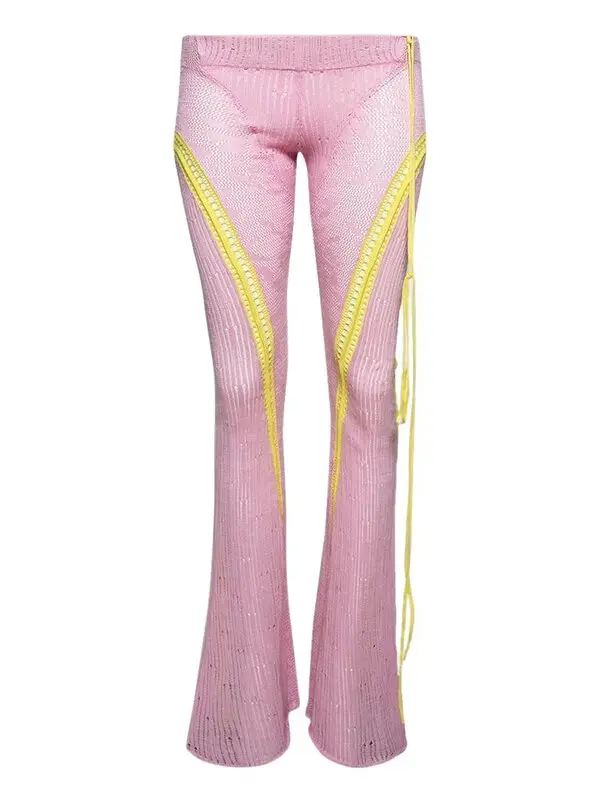 ROBERTA EINER Disco Trousers - Yellow