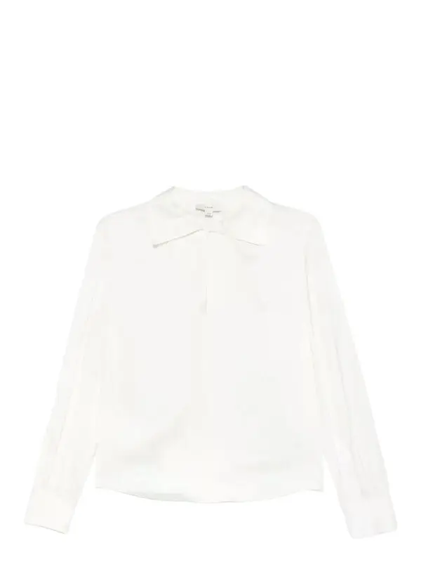 Vince Silk Blend Shirt - White