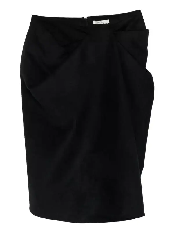 ENTIRE STUDIOS Asymmetric Skirt - Black