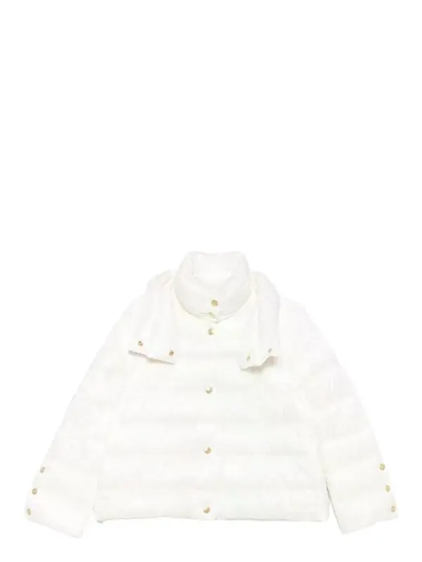ERMANNO FIRENZE High-neck Puffer Jacket - White