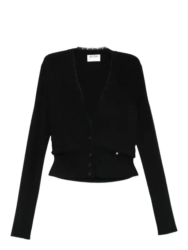 Moschino Wool Cardigan - Black