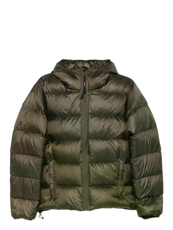 Aspesi Hooded Padded Coat - Green