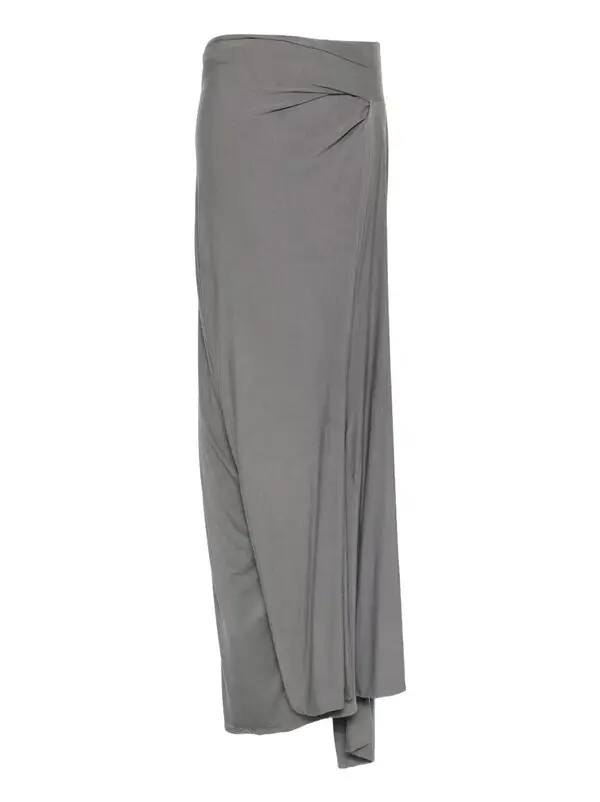 ENTIRE STUDIOS Asymmetric Draped Skirt - Grey