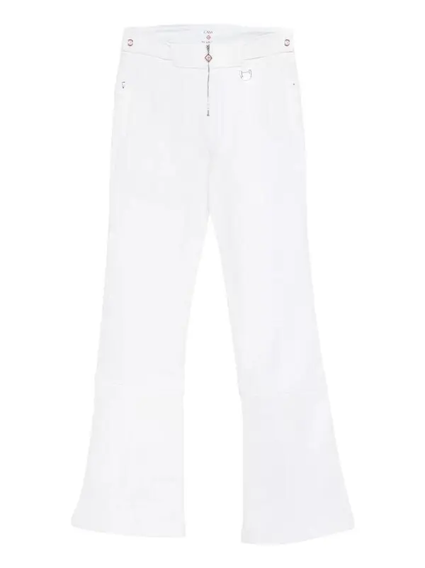 Casablanca Zip-fastening Ski Pants - White