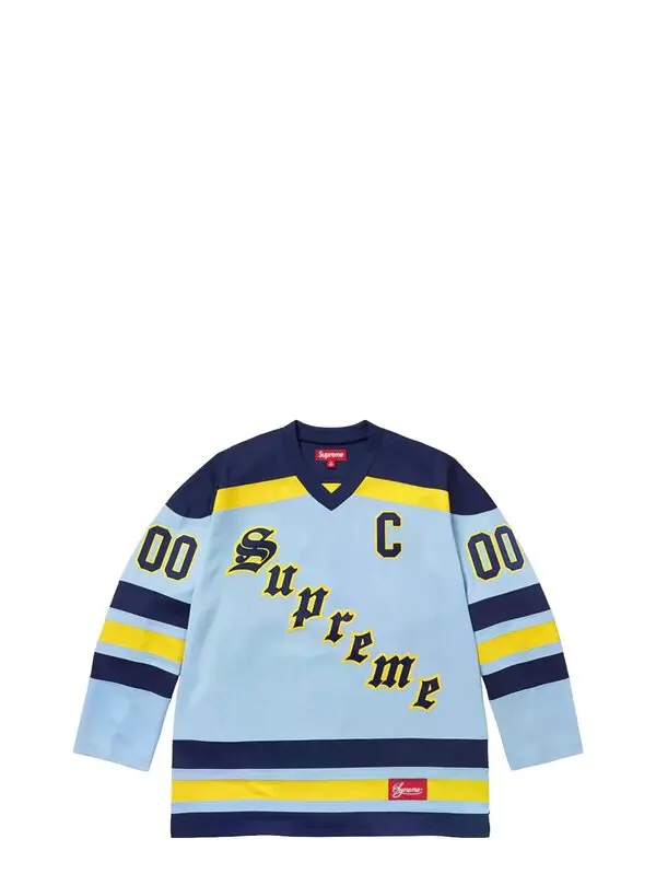 Supreme Fire & Ice Hockey T-shirt - Blue