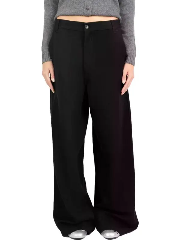 SOCIETE ANONYME Wool Trousers - Black