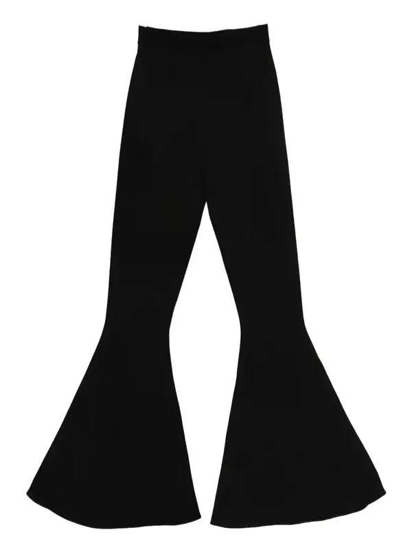Giambattista Valli Flared Stretch Trousers - Black