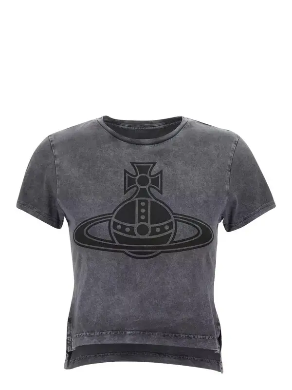 VIVIENNE WESTWOOD Paris Orb Mini Peru T-shirt - Grey
