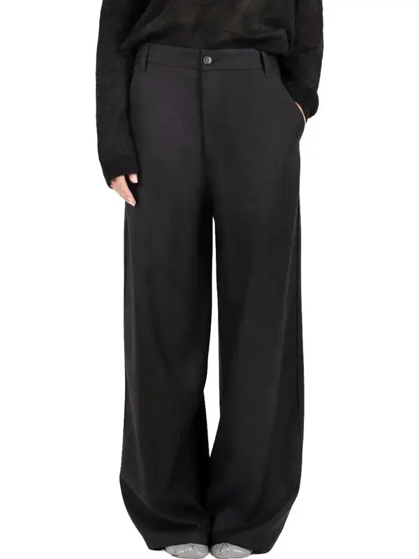 SOCIETE ANONYME Patch-pocket Trousers - Black