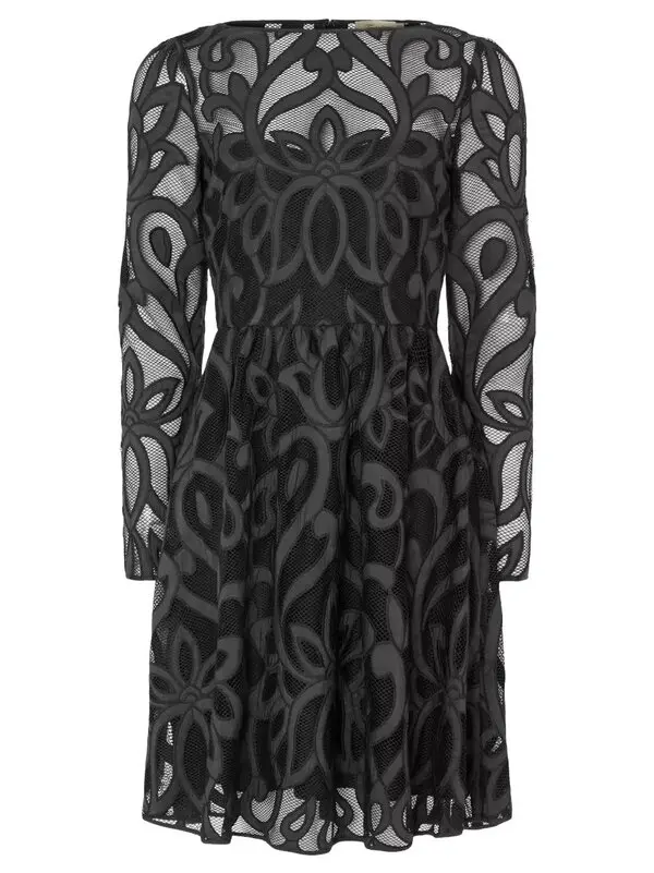 TEMPERLEY LONDON Louis Long-sleeve Mini Dress - Black