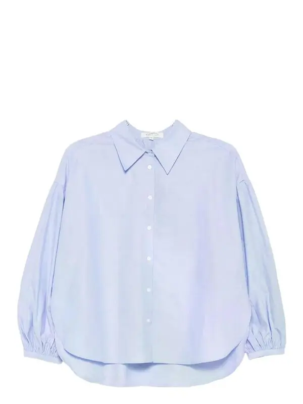 PSOPHIA Balloon-sleeve Shirt - Blue