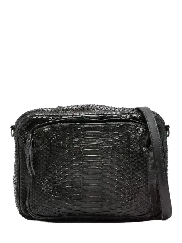 REPTILE'S HOUSE Leather Shoulder Bag - Black
