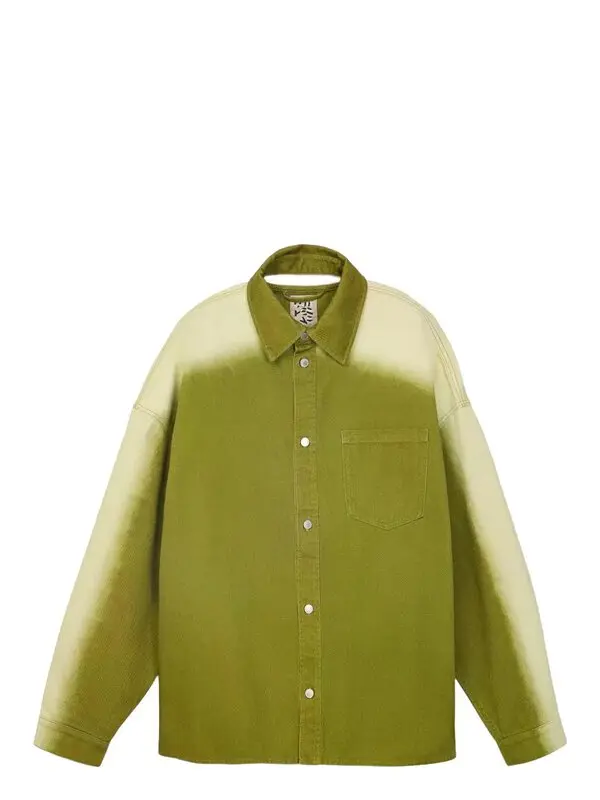 Camper Long-sleeve Denim Shirt - Green