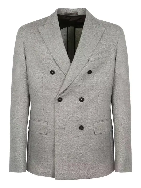 SLOWEAR Double-breasted Blazer - Grey