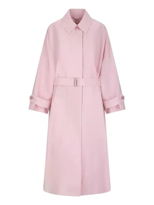 Magda Butrym Belted Trench Coat - Pink