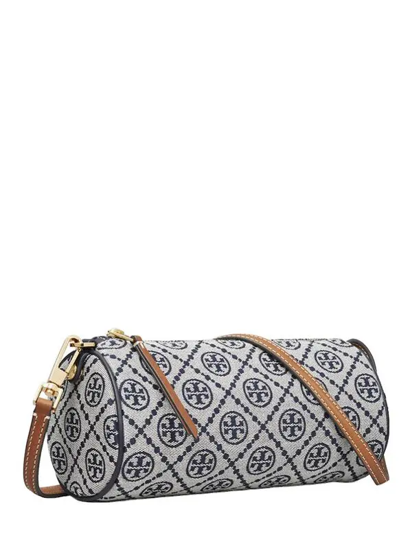 Tory Burch T Monogram Cylinder Bag - Tory Navy