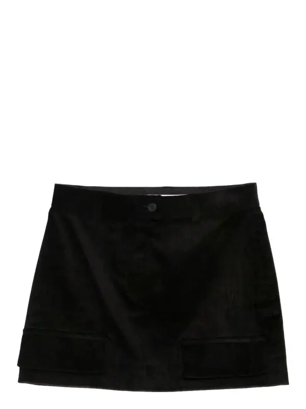 MEDEEA Cotton Straight Skirt - Black